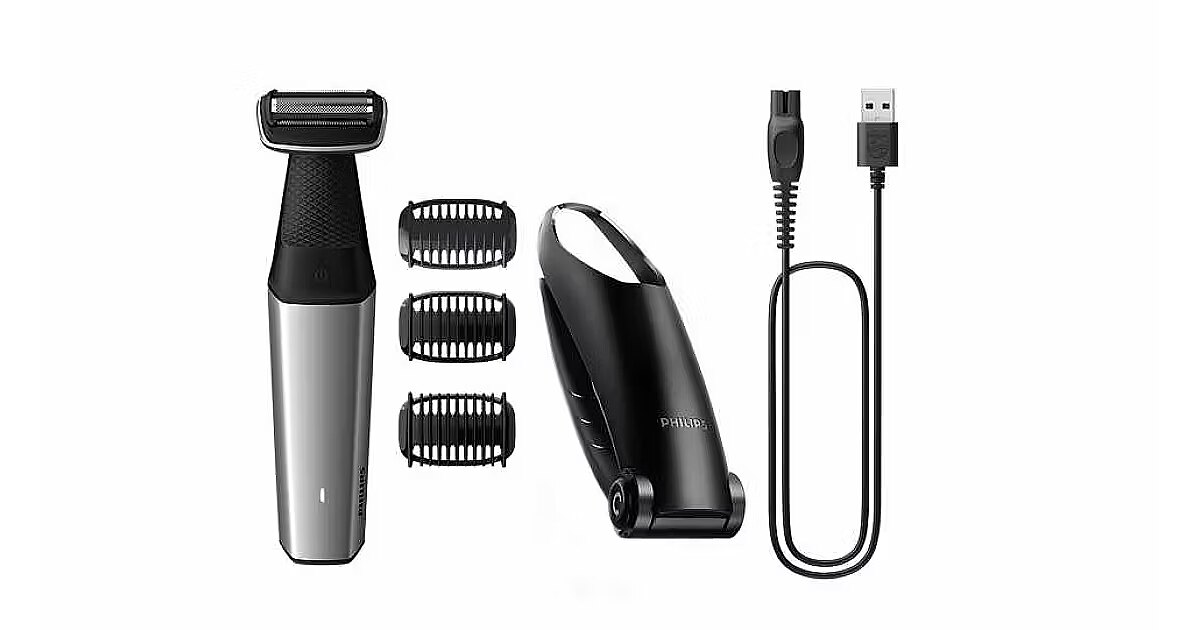 Philips BODYGROOM Series 5000 BG5021/15 body groomer/shaver Black ...