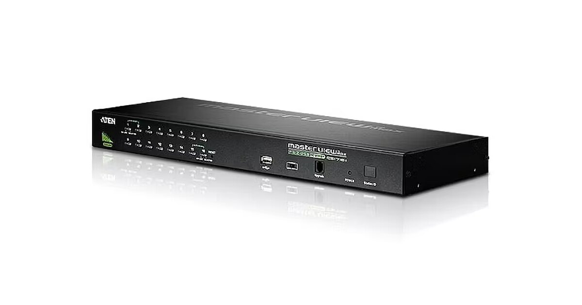 Incase CS1716A 16-Port PS/2-USB VGA KVM Switch with Daisy-Chain Port ...