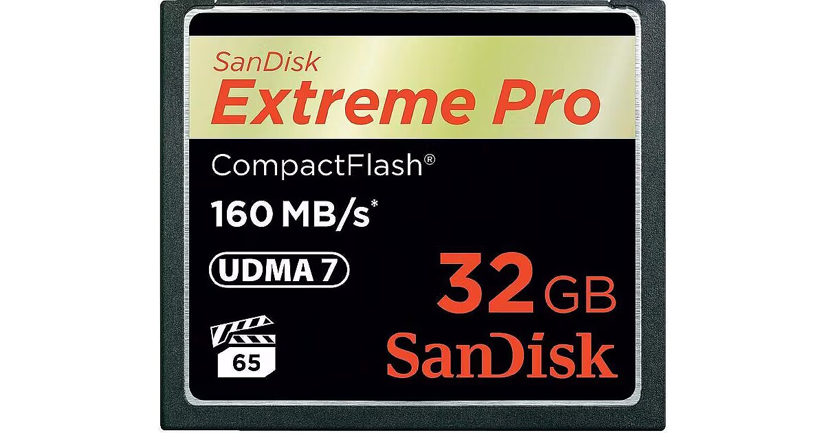 Sandisk Extreme Pro, CF, 32GB (SDCFXPS-032G-X46)