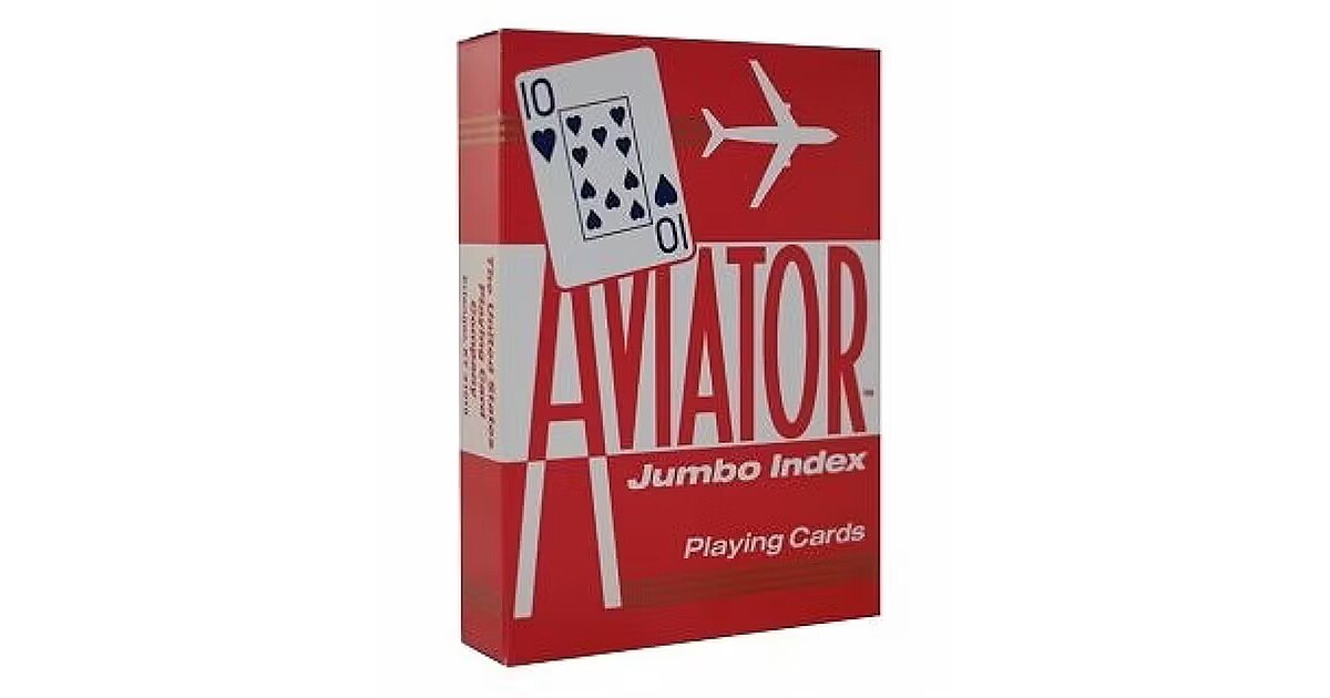 Bicycle Karty Aviator Jumbo Index (09178)