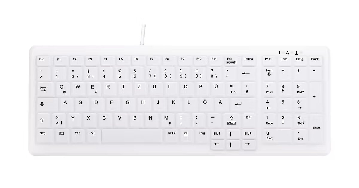 Cherry ACTIVE KEY MTA AK-C7000 Corded DE-Layout weiß IP68 (AK-C7000F ...