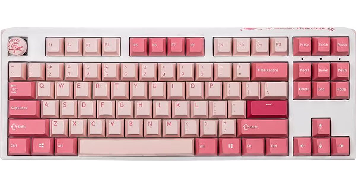 Ducky One 3 Gossamer Pink TKL, Cherry MX Ergo Clear (DKON2187-EUSPDGOWWPC2)