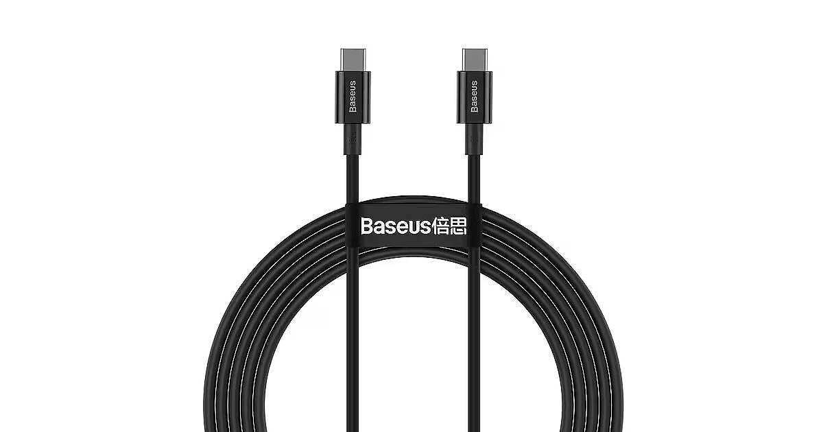 Baseus USB-C Cable, 100w, 1m (CATYS-B01)