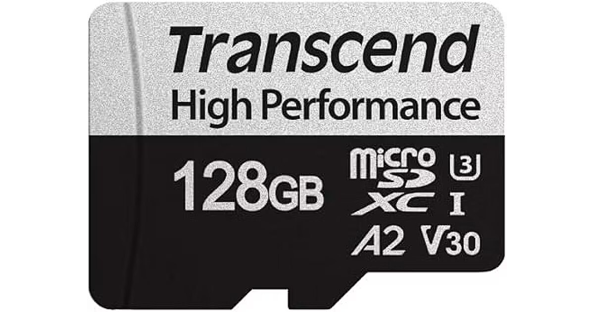 Transcend High Performance, 128GB microSDXC +Adapter (TS128GUSD330S)