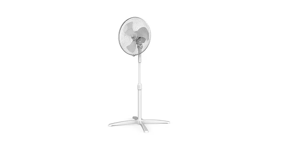 Midea | FS40-21M | Stand Fan | White | Diameter 40 cm | Number of speeds 3 | Oscillation | 40 W ...