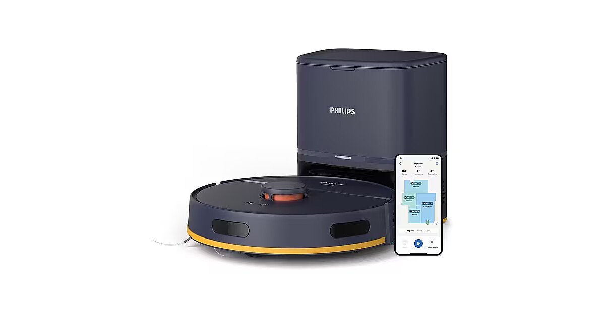Philips HomeRun 2000 Series Aqua Wet and dry cleaning robot XU2100/10 ...