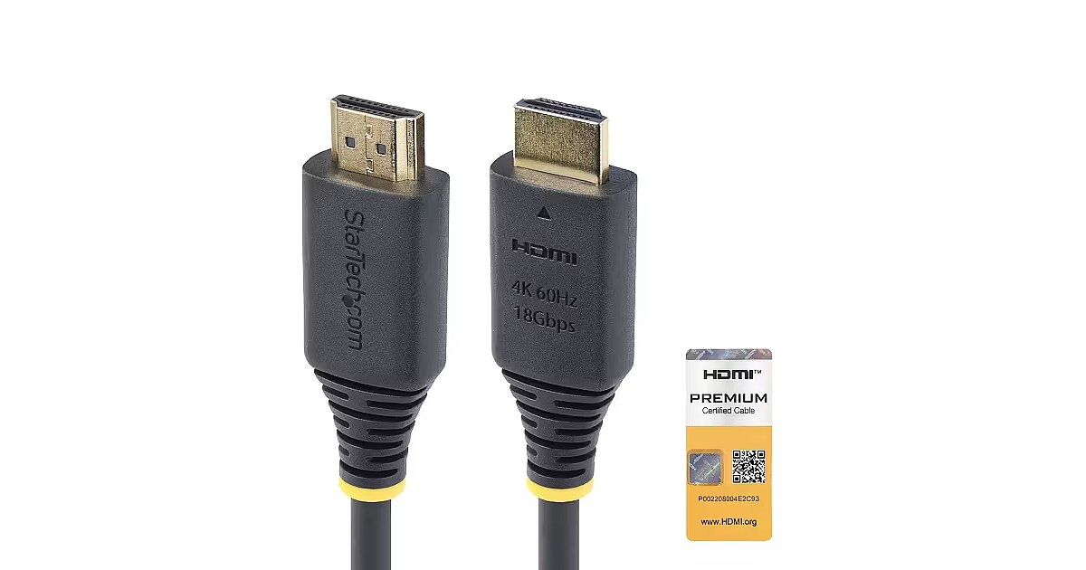 Startech PREMIUM CERTIFIED HDMI CABLE TO NULL MODEM SERIAL ADAPTER ...