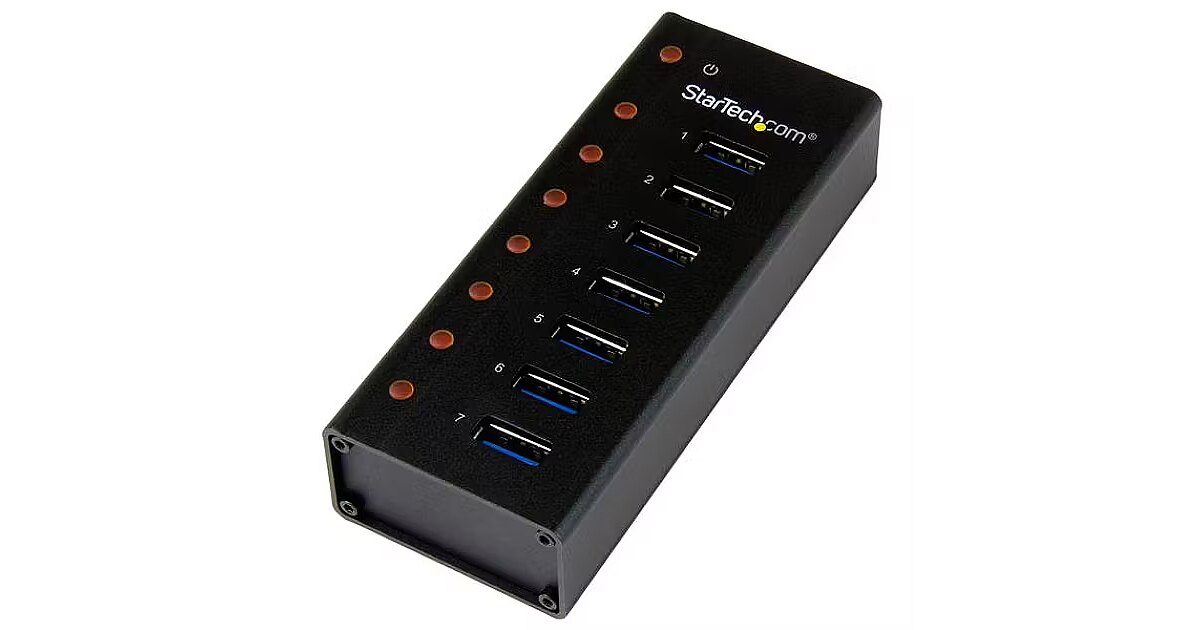 Startech 7 PORT USB 3.0 HUB - DESKTOP . (ST7300U3M)