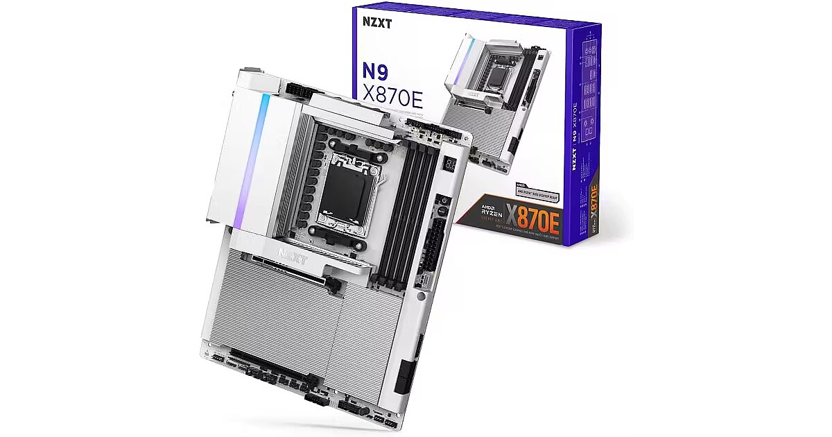 NZXT N9 X870E White (N9-X87XT-W1)
