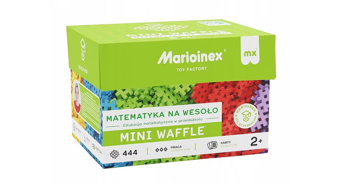 Marioinex Blocks Waffle mini - Maths for fun - 444 elements (906293)