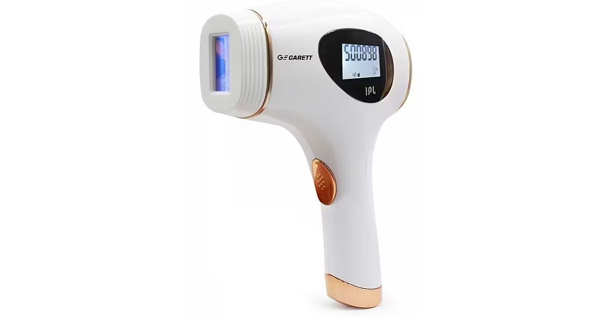 Garett hair removal device Beauty Flash, White/Golden (IPL Beauty Flash ...