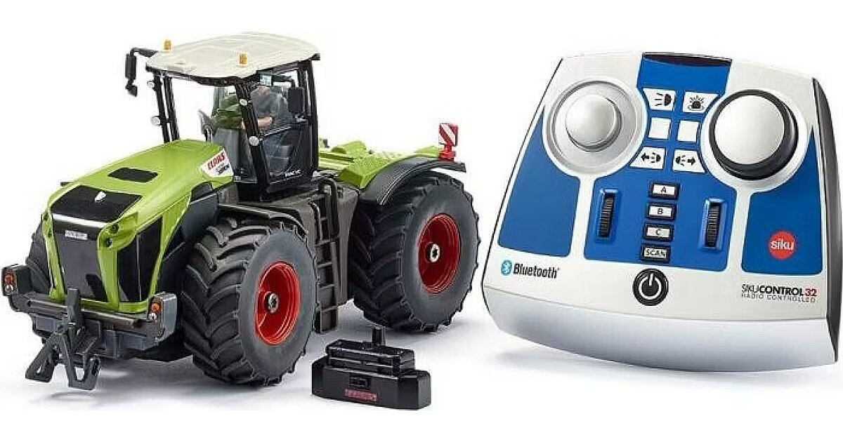 Siku Claas Xerion 5000 TRAC VC with Bluetooth remote control module, RC ...