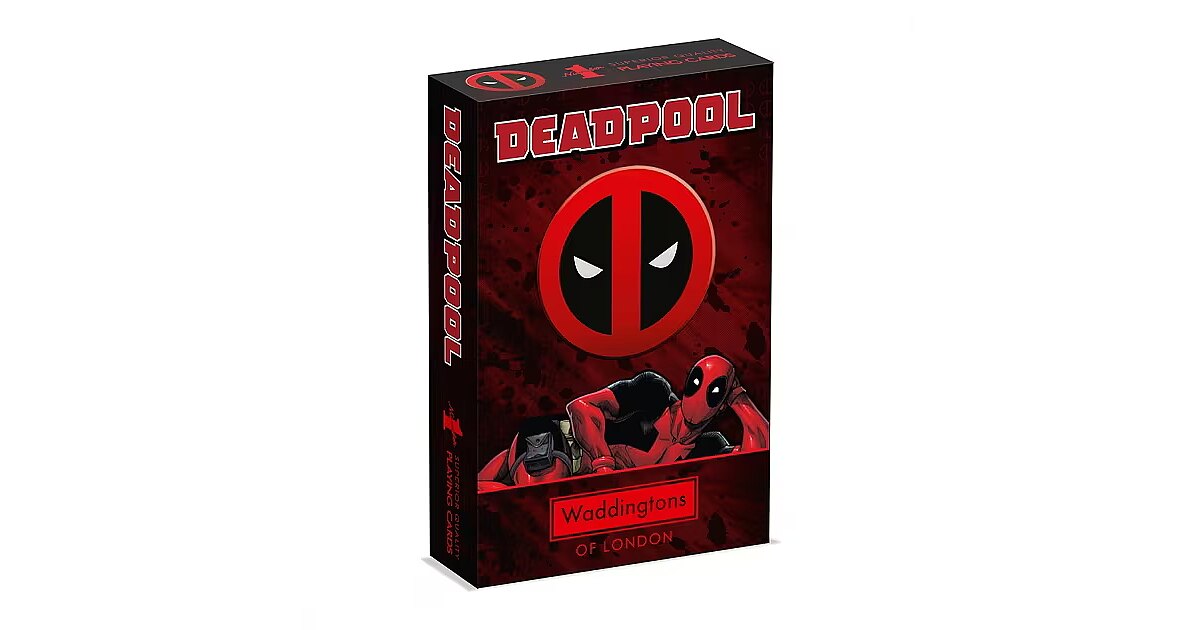 Winning Moves Cards Waddingtons No1. Deadpool (WM04686-EN1-12)