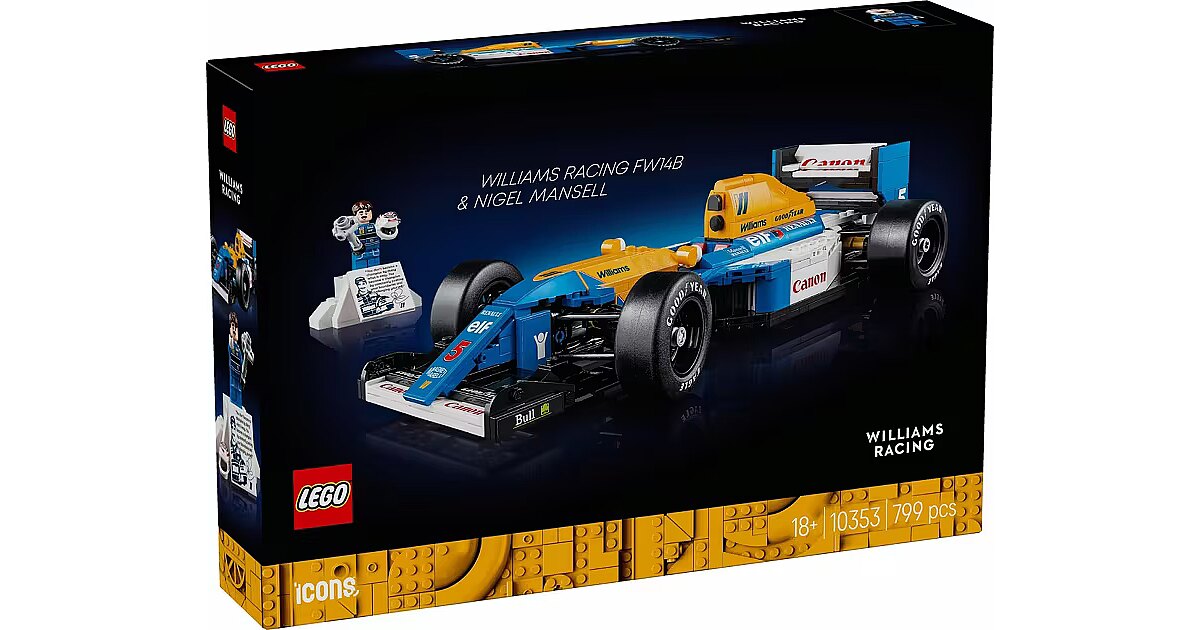 Lego Icons 10353 Williams Racing FW14B i Nigel Mansell (10353)