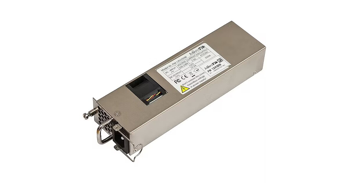 MikroTik Hot Swap PSU 12V150W for CCR1072-1G-8S+ (12POW150)