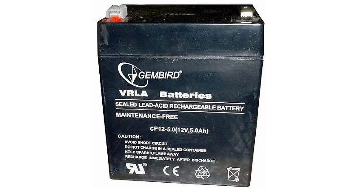 Gembird BAT-12V5AH, Battery 12V/5AH (BAT-12V5AH)
