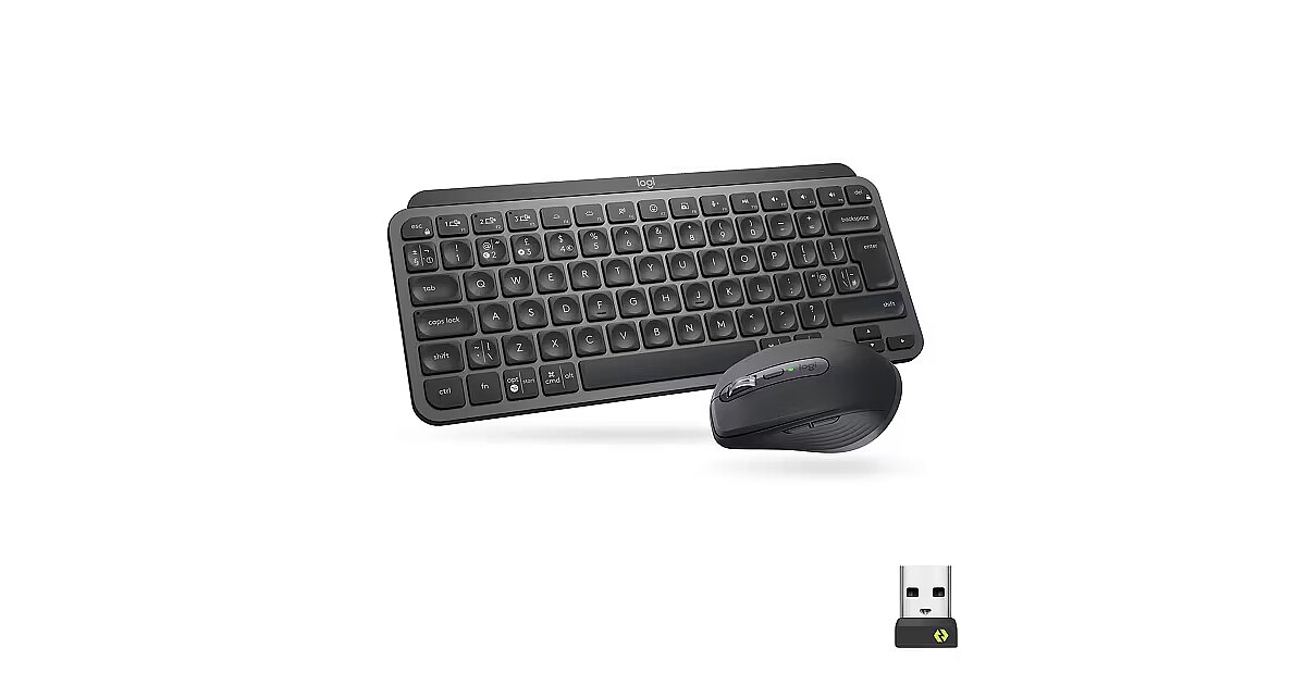 Logitech MX Keys mini Combo for Business, Graphite, US (920-011061)