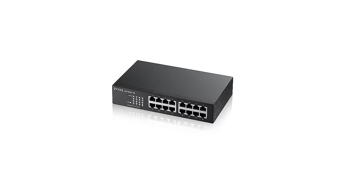 Zyxel GS1100-16, 16-Port, GIGABIT UNMANAGED SWITCH V3 (GS1100-16-EU0103F)