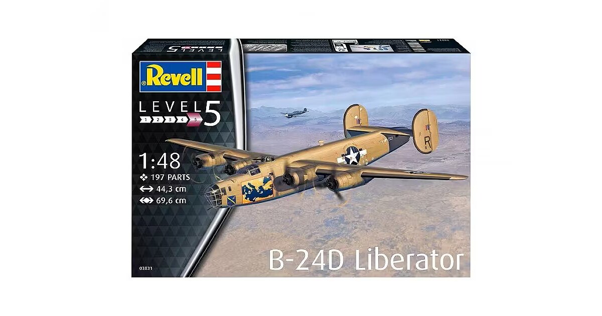 Revell Plastic model Plane B-24D Liberator 1/48 (03831)