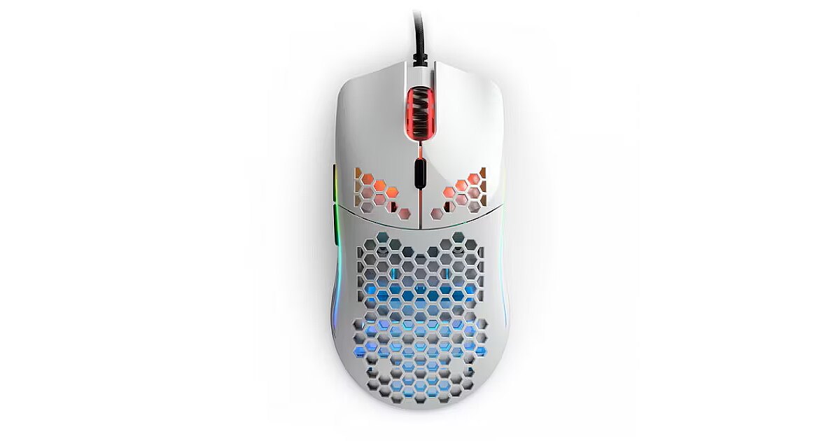 Glorious Pc Gaming Race Model O, Glossy White + Bungee (White), G ...