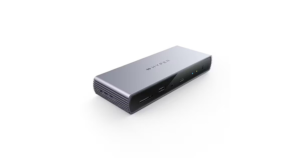 HyperDrive Hyper® Thunderbolt 4 Docking Station, 4K, 96W, Hi-Res-Audio ...