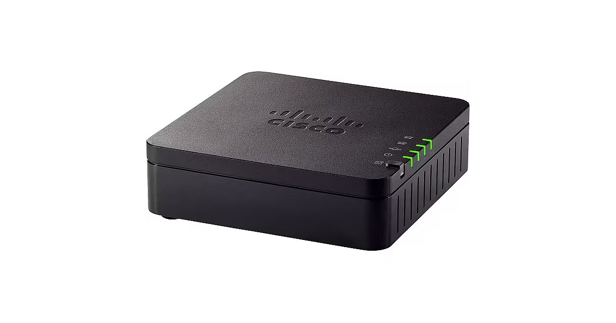 CISCO 2-PORT ANALOG TELEPHONE ADAPTER FOR MULTIPLATFORM (ATA191-3PW-K9)