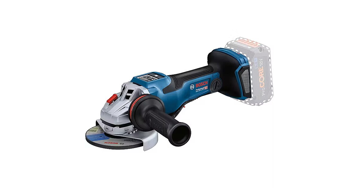 Bosch Bosch cordless angle grinder BITURBO GWS 18V-15 PSC Professional solo, 125mm (blue/black ...