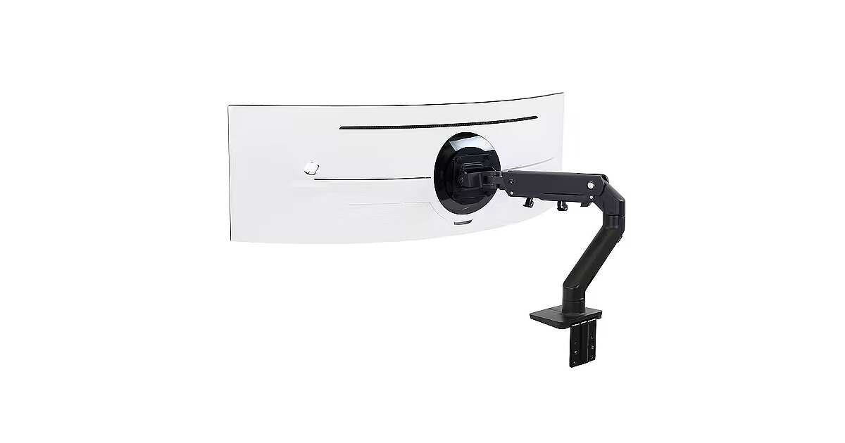 Ergotron HX Desk Monitor Arm for Ultrawide, Ultra-curved Monitors, up ...