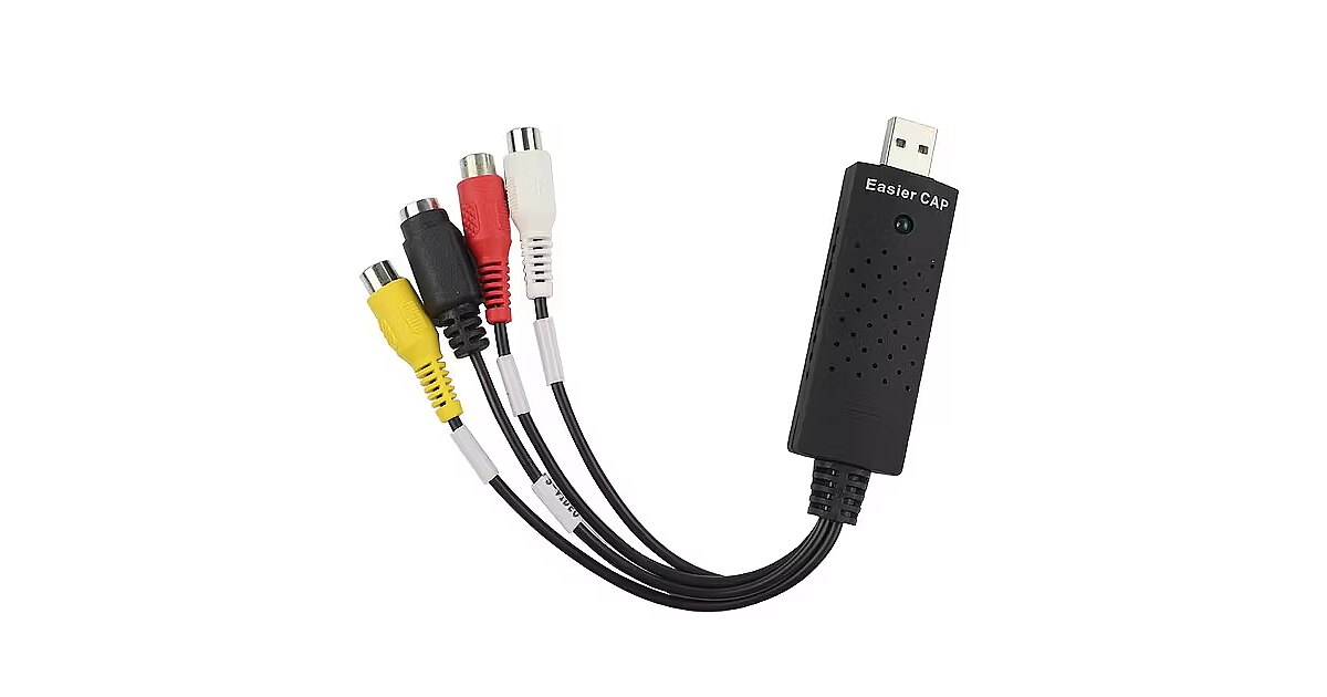 RoGer USB Signal Capture Card for AV / RCA/ S-Video / NTSC, PAL (RO ...