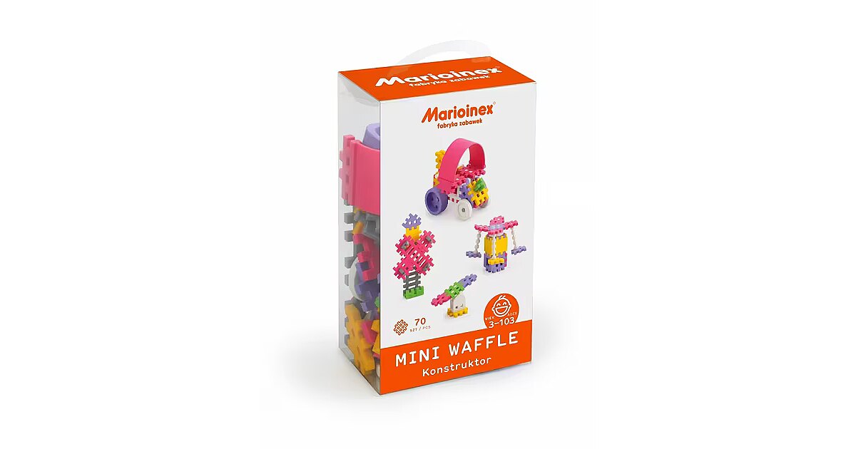 Marioinex Waffle mini blocks 70 pieces girl (902813)
