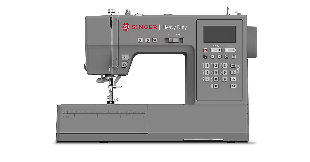 Singer Computerized Sewing Machine HD6800C Heavy Duty Number of ...