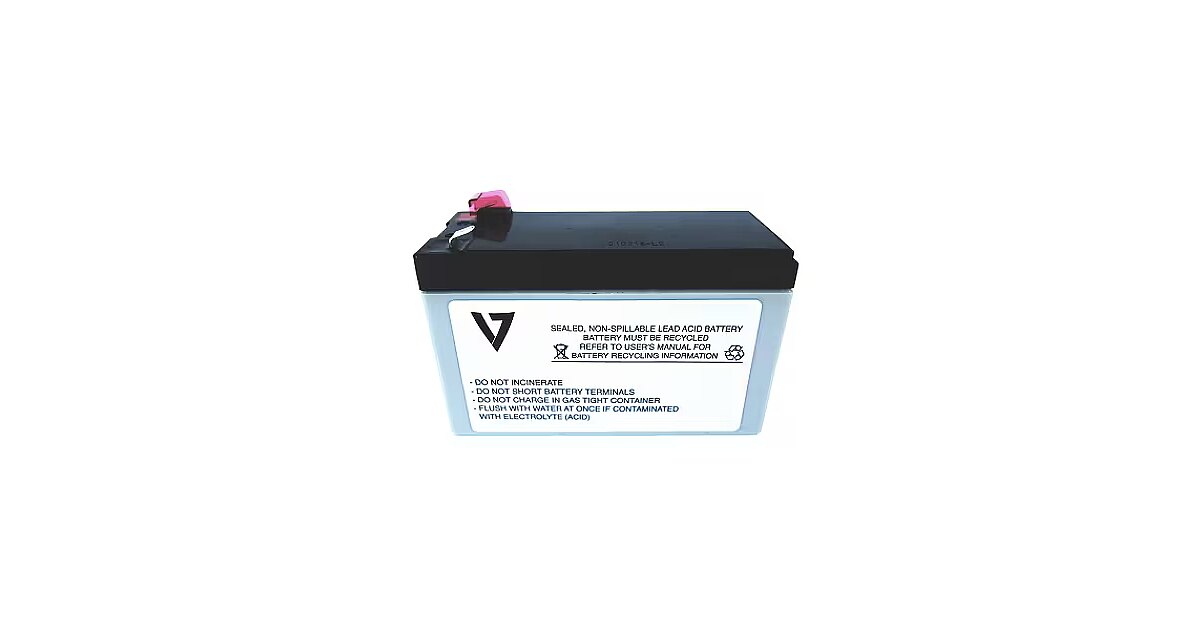 V7 RBC2 UPS BATTERY FOR APC REPLACES # APC RBC24 (RBC2-V7-1E)