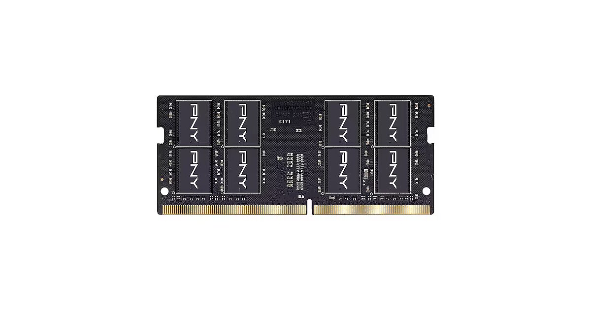 PNY Technologies SODIMM, DDR4, 8GB, 3200MHz, CL22, Single Stick ...