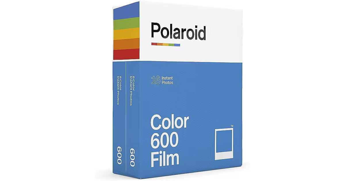 Polaroid Color 600 Film, 2 x 8 Photos (113934)