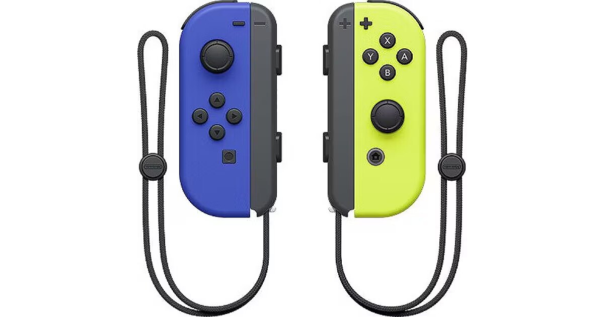 Nintendo Joy-Con set of 2, motion control (blue / neon yellow) (10002887)