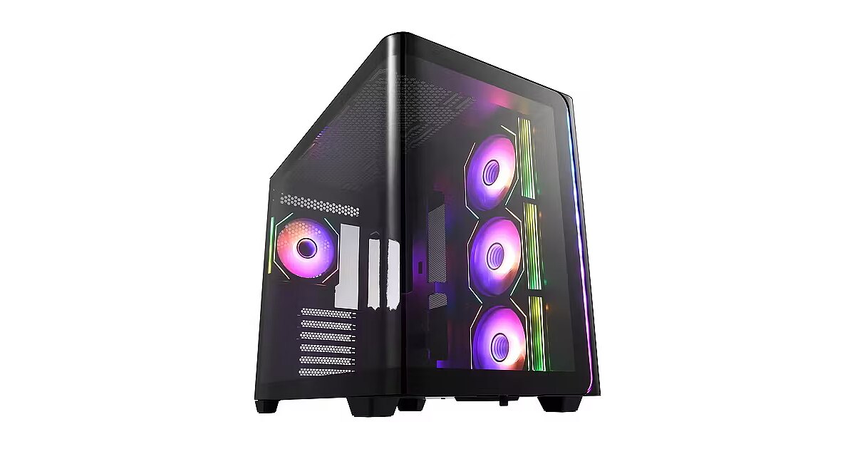 FSP M580 ARGB, Tempered Glass, Black (POC0000254)