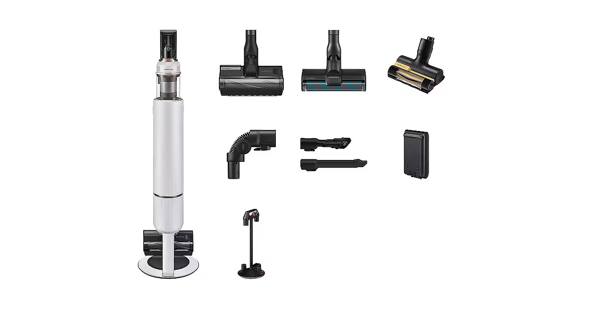Samsung Bespoke Jet Plus Complete 25.2V, Black/White (VS20B95843W/GE)