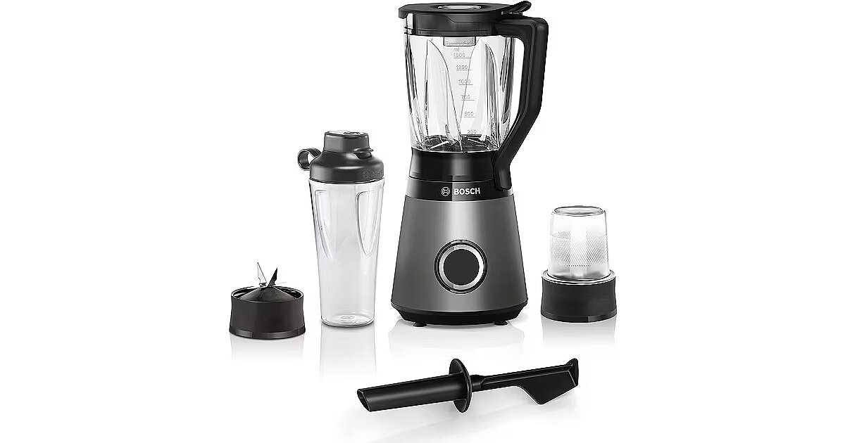 Bosch blender + mini chopper VitaPower, Silver/Black - cup included ...