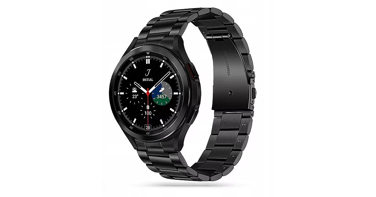 Tech-Protect watch strap Stainless Samsung Galaxy Watch4, black ...