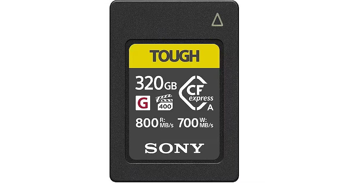 Sony 320GB CEA-G series CF-express Type A Memory Card (CEAG320T.SYM)