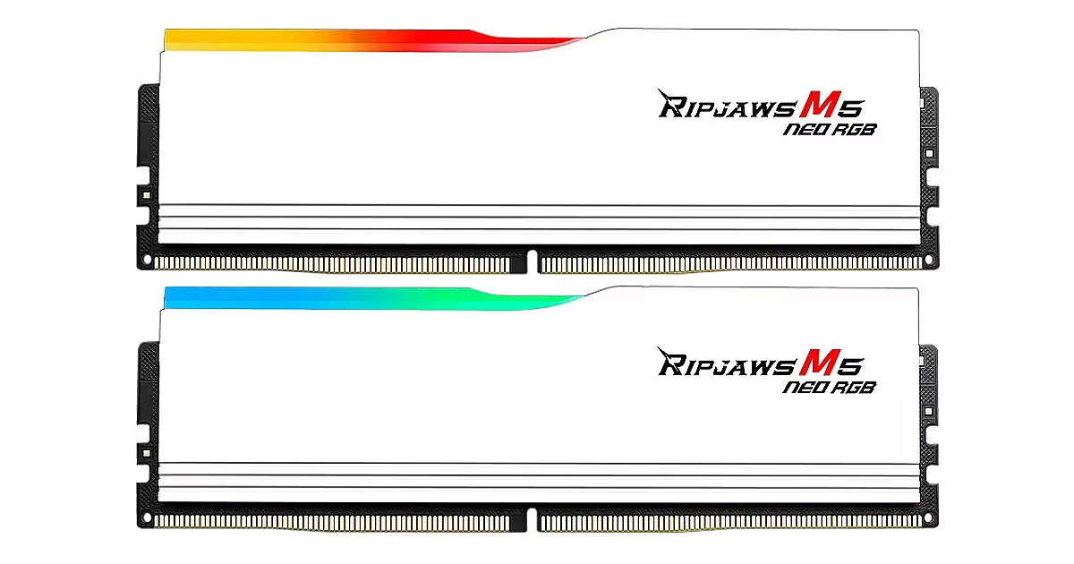 G.SKILL Ripjaws M5 Neo RGB (AMD EXPO), DDR5, 48GB, 6000MHz, CL30, Kit ...