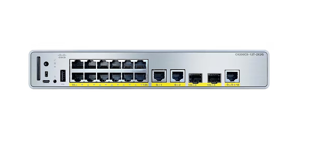CISCO CATALYST 9000 12 PORTS (C9200CX-12T-2X2G-A)