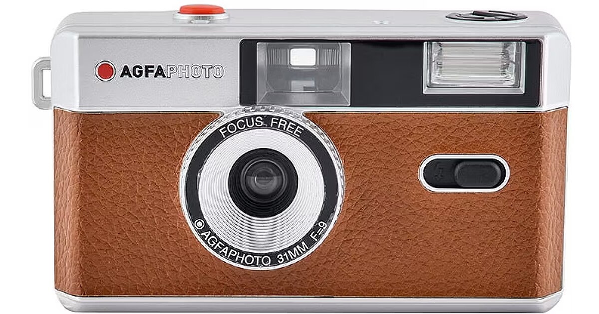AgfaPhoto Reusable Camera 35mm, Brown (603002)