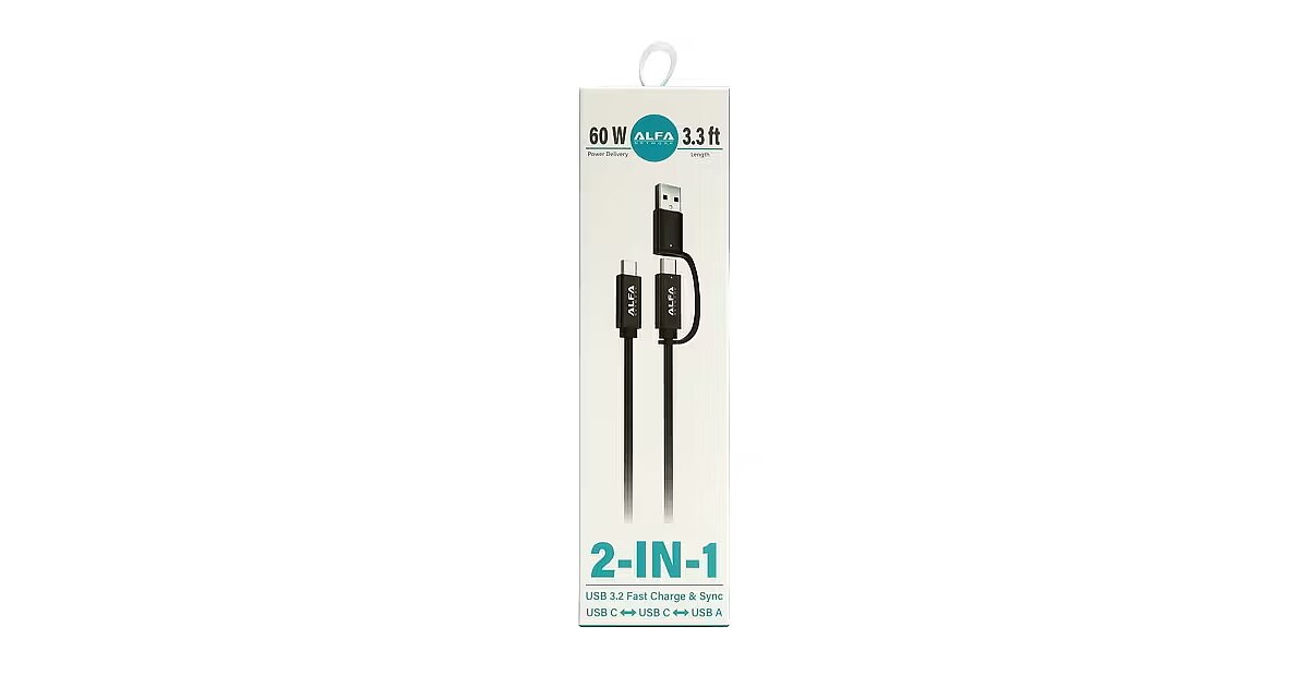Alfa USB Cable 2-in-1 (ATC-601)