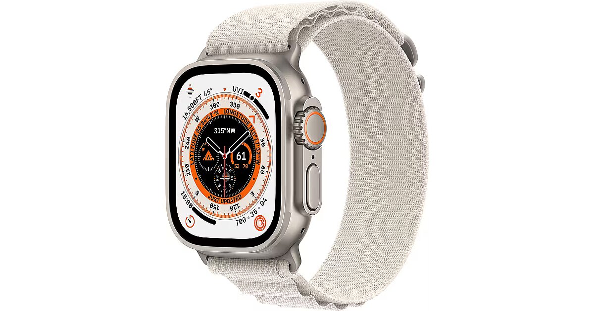 Apple Watch Ultra, Alpine Loop Starlight - 49mm (MQFQ3EL/A)