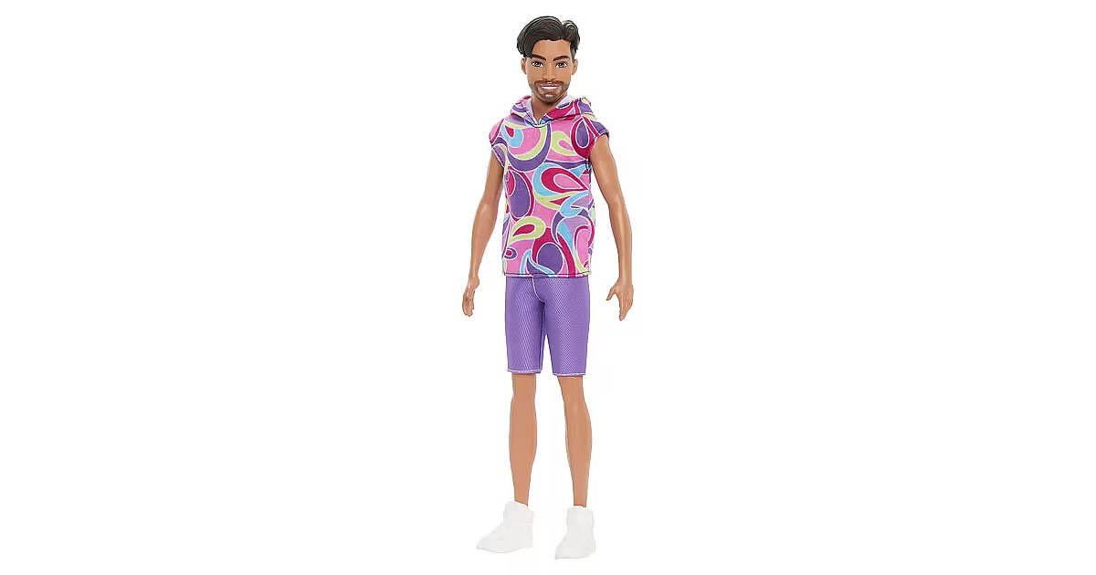 Mattel Doll Barbie Fashionistas Ken Brunette with a short beard (DWK44 ...