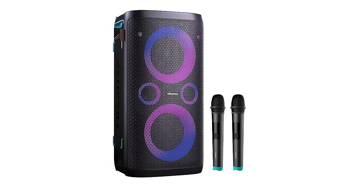 Hisense HP110 Plus Party Rocker One Plus, 2 microphones, black - Party ...