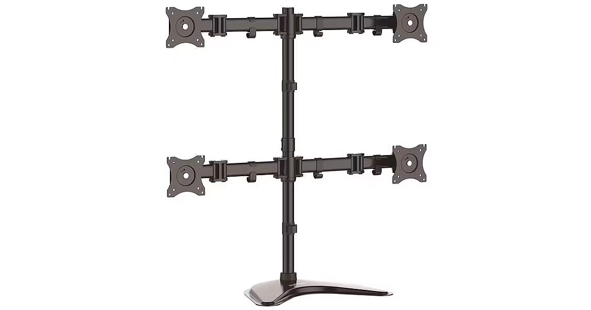 Startech Quad-Monitor Desktop Stand, up to 27" (ARMBARQUAD)