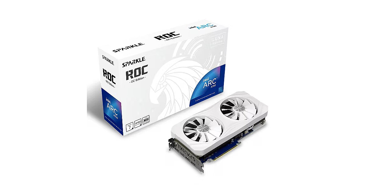 Sparkle Intel ARC A750, 8GB GDDR6, ROC Luna OC (1A1-S00413600G)