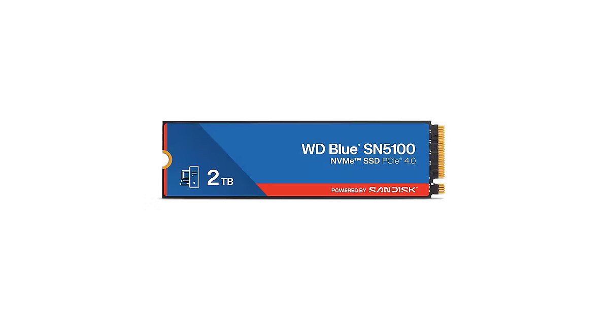 Western Digital Blue SN5100, 2TB, M.2 Gen4 x4 (WDS200T5B0E)